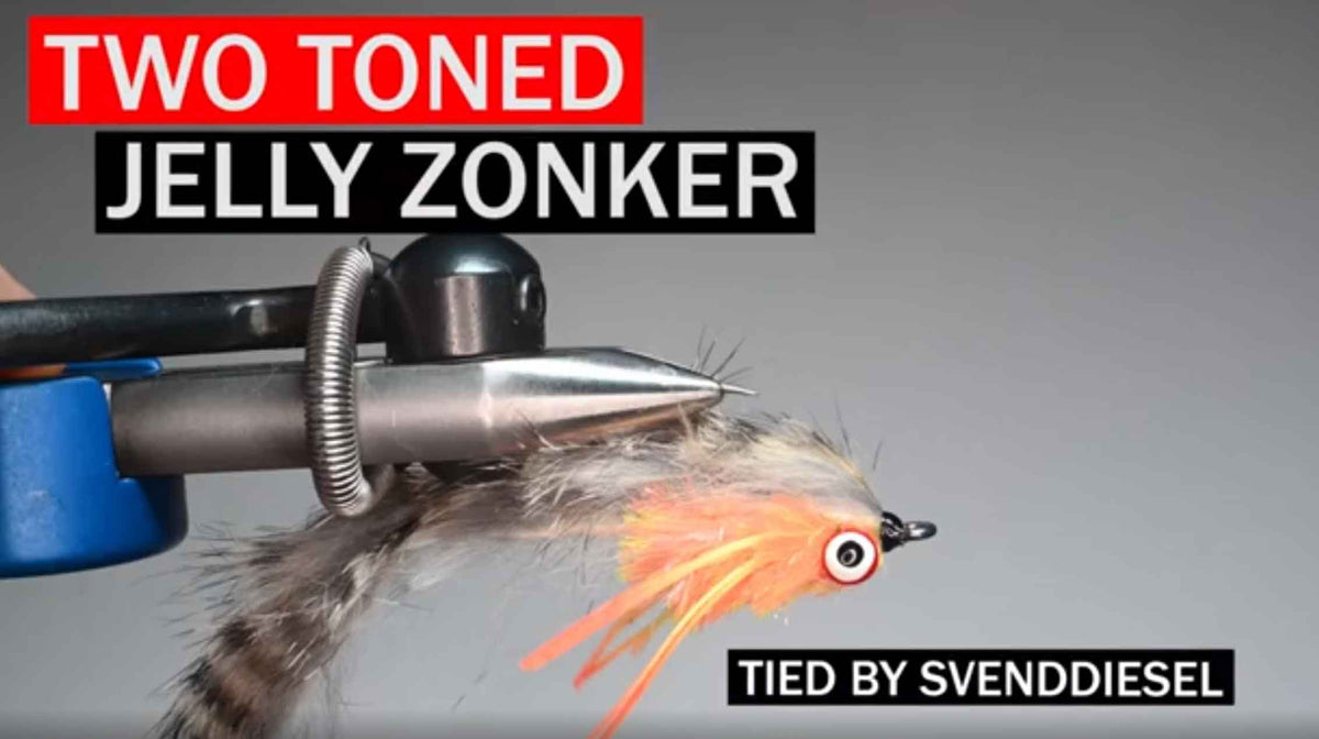 Two Toned Jelly Zonker Fly Pattern Tutorial – Svenddiesel.com