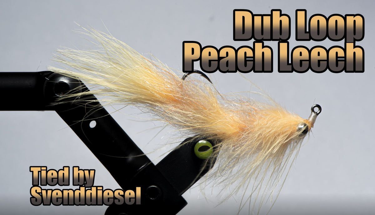 Dub Loop Peach Leech Fly Patter Tutorial by Svenddiesel – Svenddiesel.com