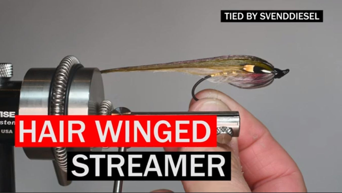 Hair Winged Streamer Fly Pattern Tutorial – Svenddiesel.com