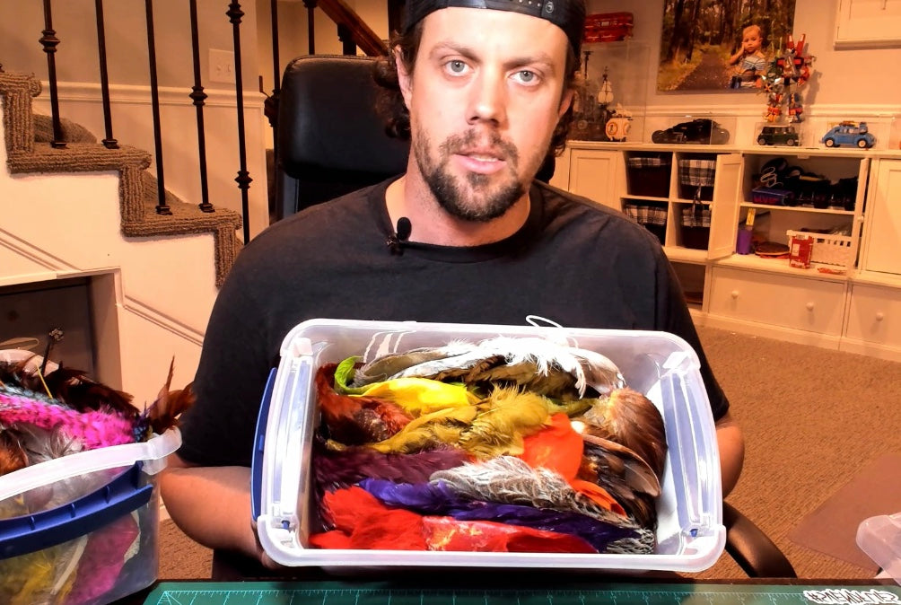 Fly Tying Tip and Trick : Organizing Hackle and Feathers for storage a ...